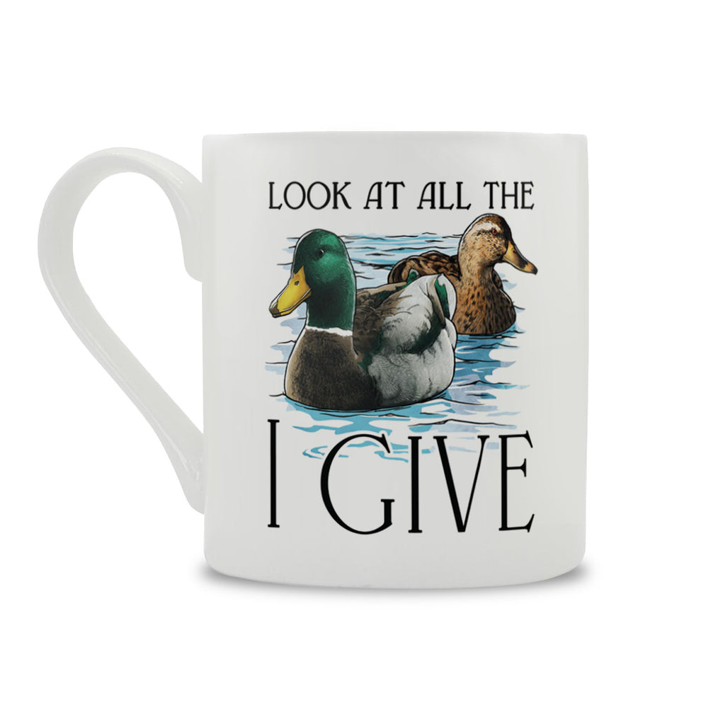 Wild Giggles Look At All The Ducks I Give Bone China Mug – Buy at ...